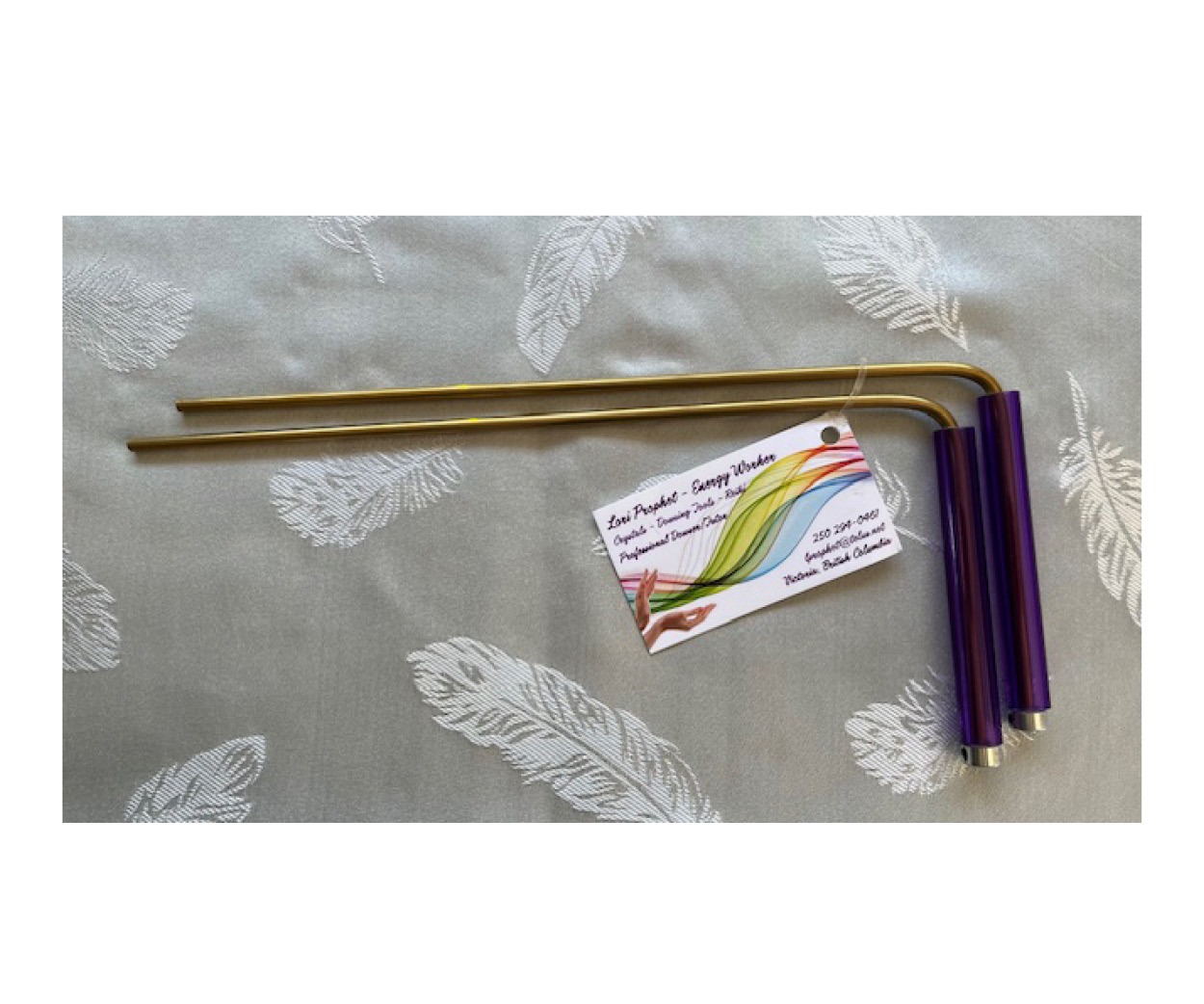 Solid Brass Dowsing Rods w/Acrylic Sleeves by Lori Prophet – Canadian ...